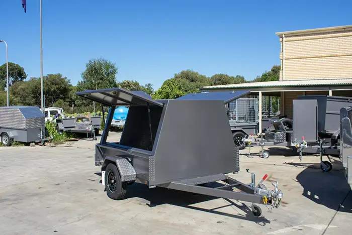 7x5 Tradie Enclosed BBQ Trailer